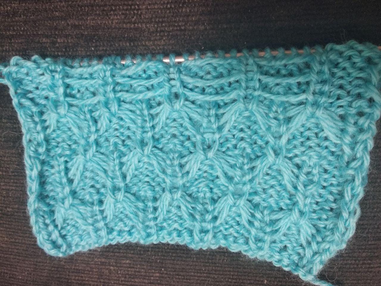 Fancy Knit Stitch Pattern - Free Knitting Patterns